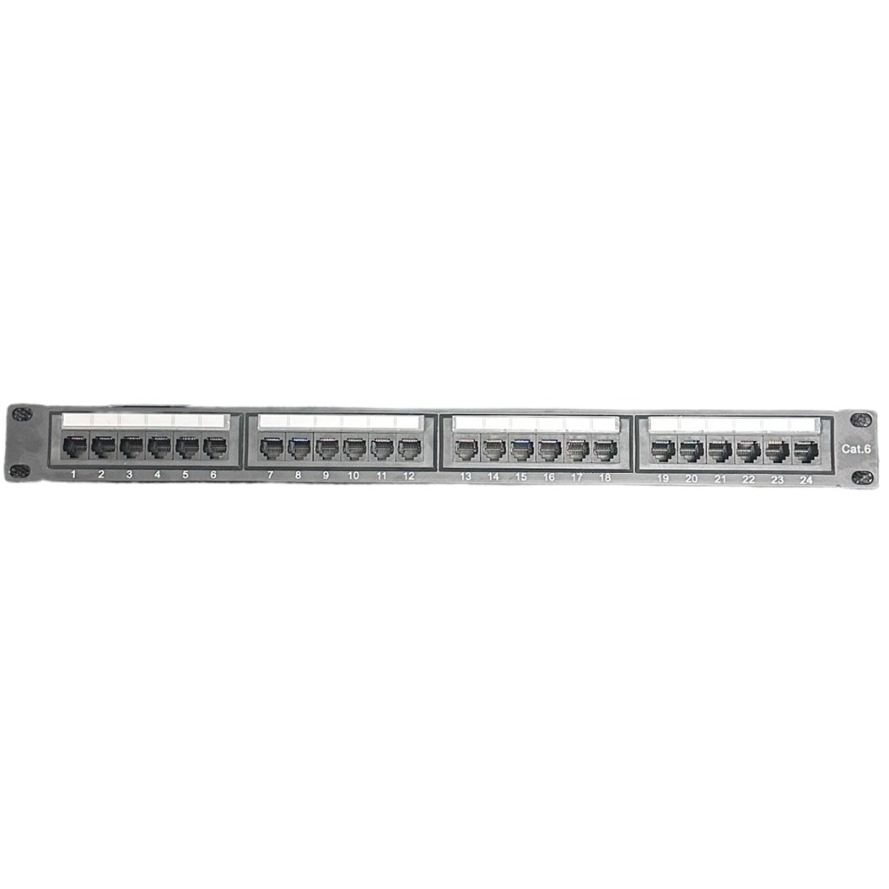 Pre-owned Cat6 Communication Circuit Accessory 24-Ports Patch Panel ...